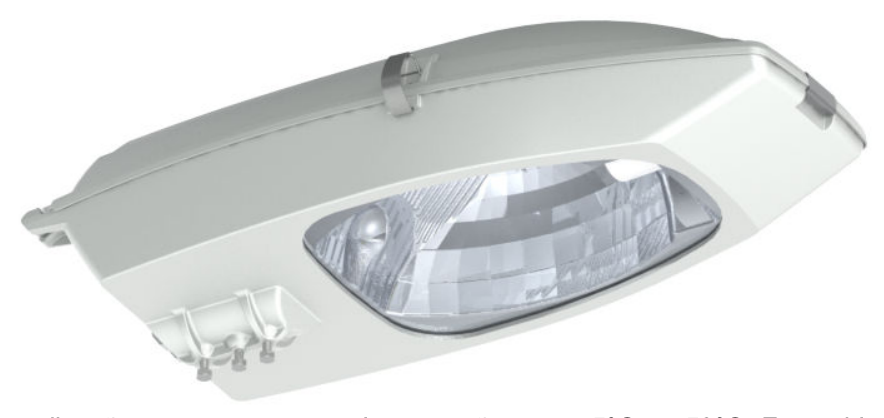 Luminária Pública com lâmpada de descarga vapor de sódio ZE-268 – VS ...